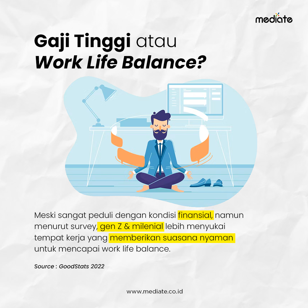 Gaji Tinggi atau Work Life Balance? - Mediate Indonesia